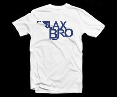 New LAX Bro T-Shirt LaCrosse Gear Maryland Jersey Logo Totally Sweet ...