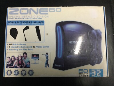 Zone 60 Special Metallic Edition - 60 built in games! 32-bit Graphics ...