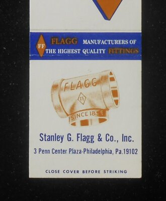 1960s Stanley G. Flagg & Co. Fittings Over 100 Years Eltra Corp ...