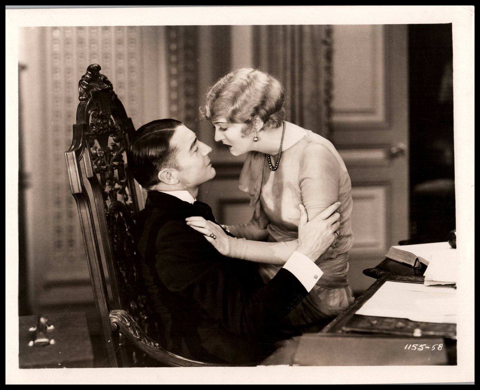 Clive Brook + Doris Kenyon in Interference (1928) PORTRAIT ORIGINAL PHOTO 599 | eBay