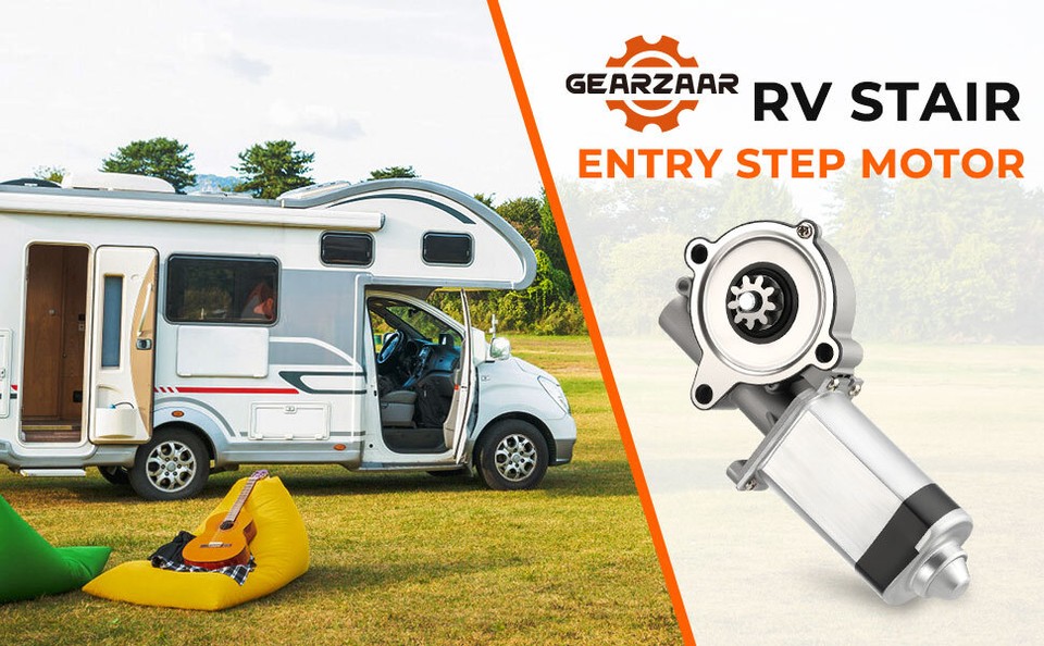 NEW For Kwikee 1820124 RV Coach Heavy Electric Entry Step Motor 300 ...