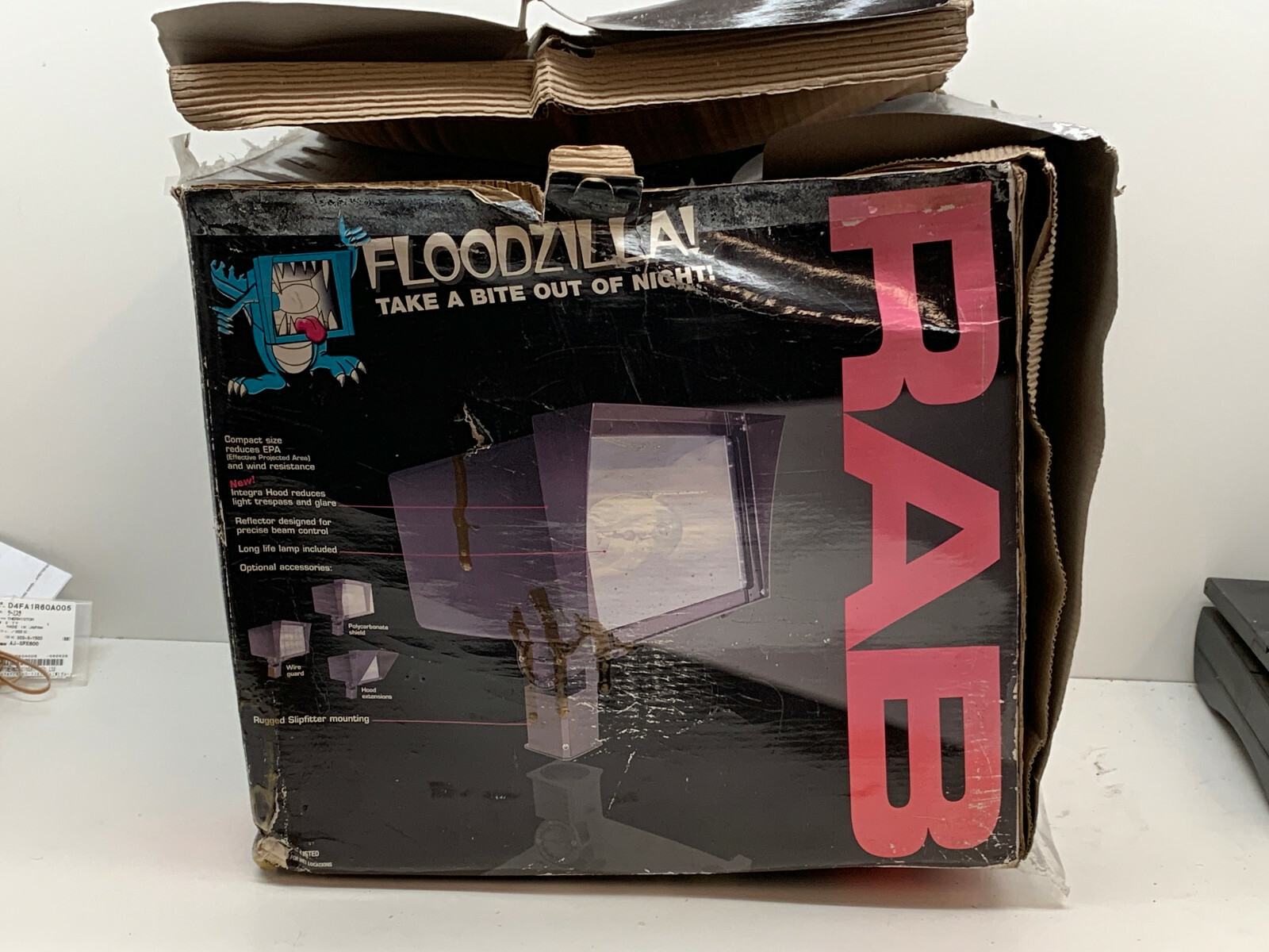 RAB FZS250SFQT Floodzilla 250W High Pressure Sodium Flood Light Fixture ...