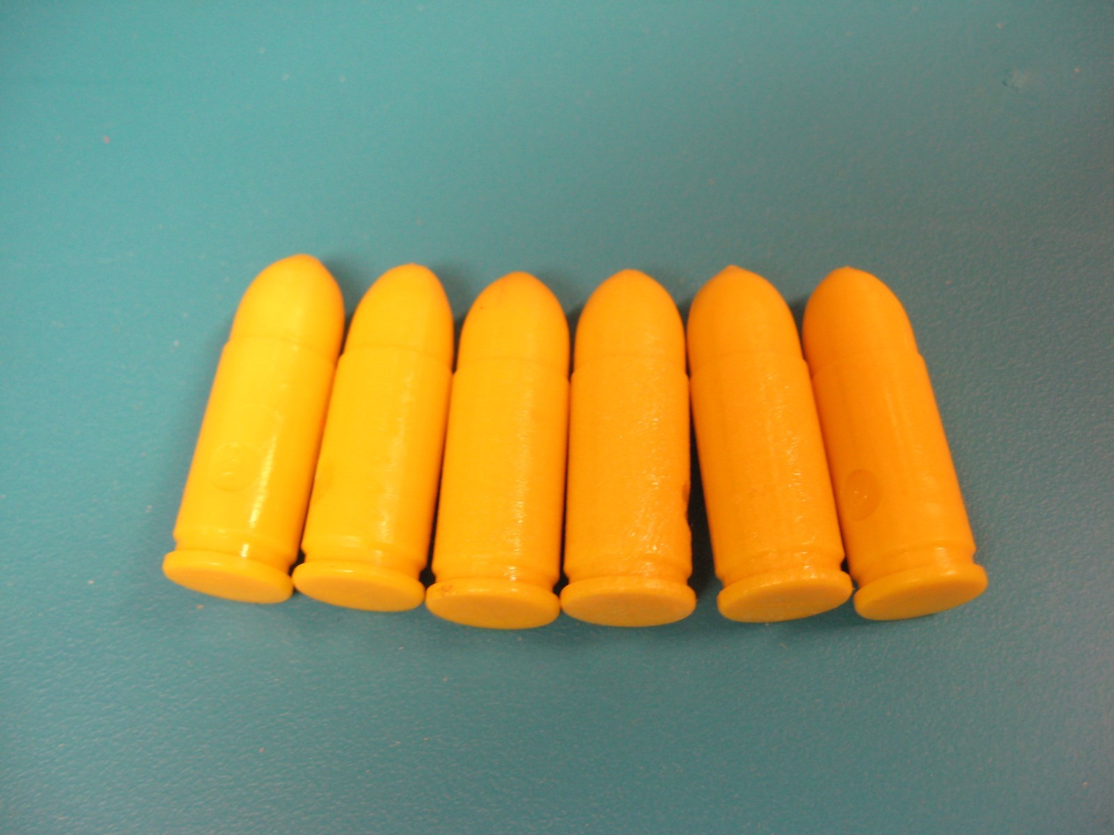 6 SAF-T-TRAINERS Plastic Dummy Rounds 9mm Dry Fire Gun Loading Training ...