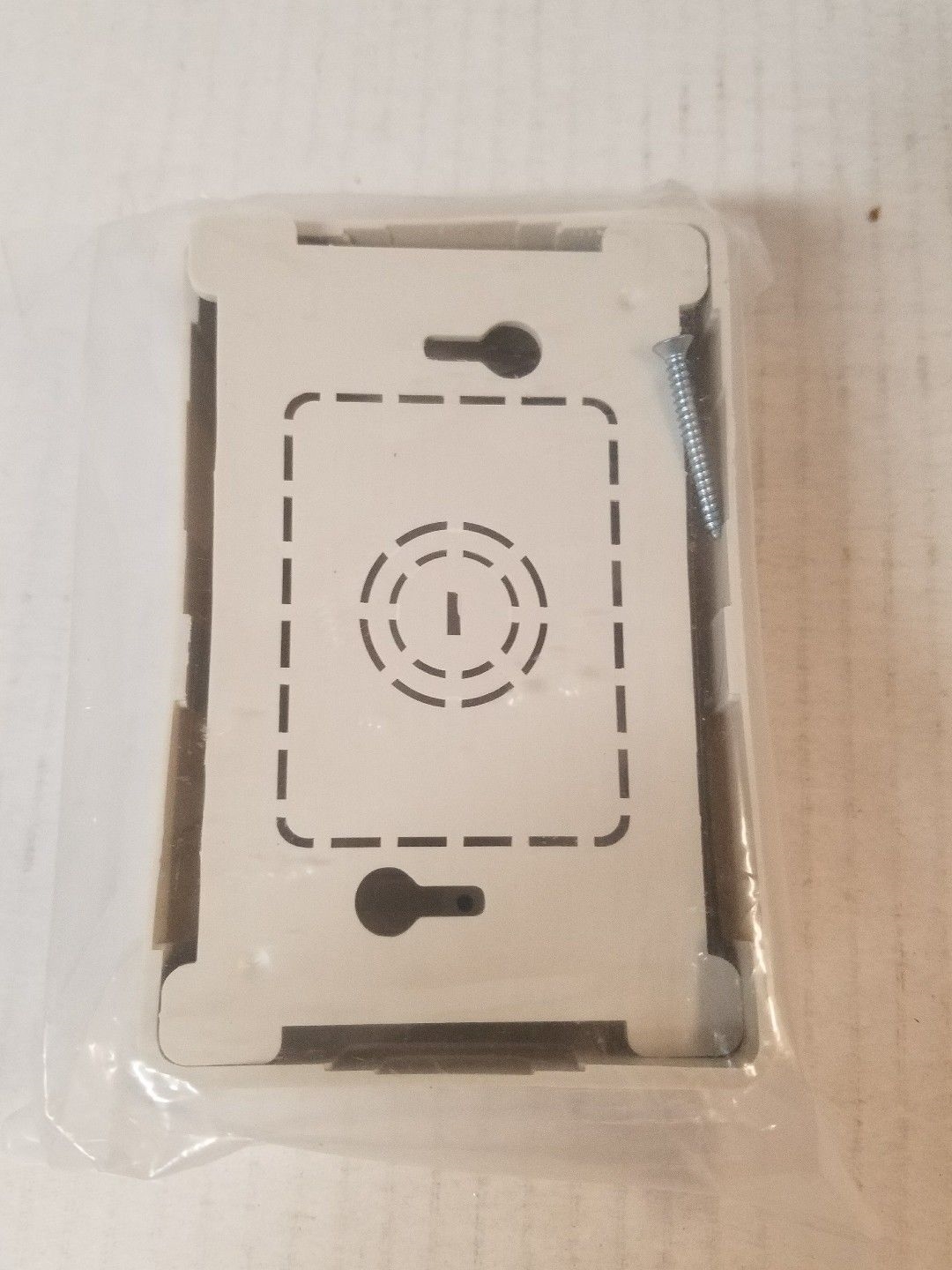 Single Gang Outlet Box White 2-Piece-LOT OF 25 | eBay