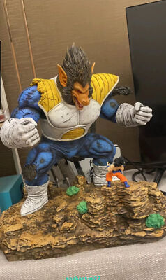 Sky Top Studio DragonBall DBZ Creatures Vegeta VS Goku GK Resin Painted ...