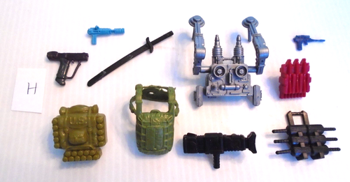 GI Joe Figure WEAPONS & ACCESSORY LOT Hasbro ARAH Vintage Original (H ...