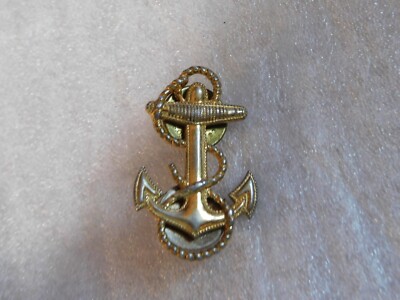 Old Sterling Silver United States Navy Anchor Uniform Pin Badge | eBay