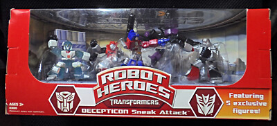 2007 Hasbro Transformers Robot Heroes Wal-Mart Deceptcon Sneak Attack ...