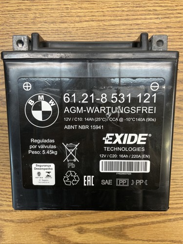 BMW R1200RT 2014 TO 2018 AGM BATTERY PART # 61218531121 | eBay