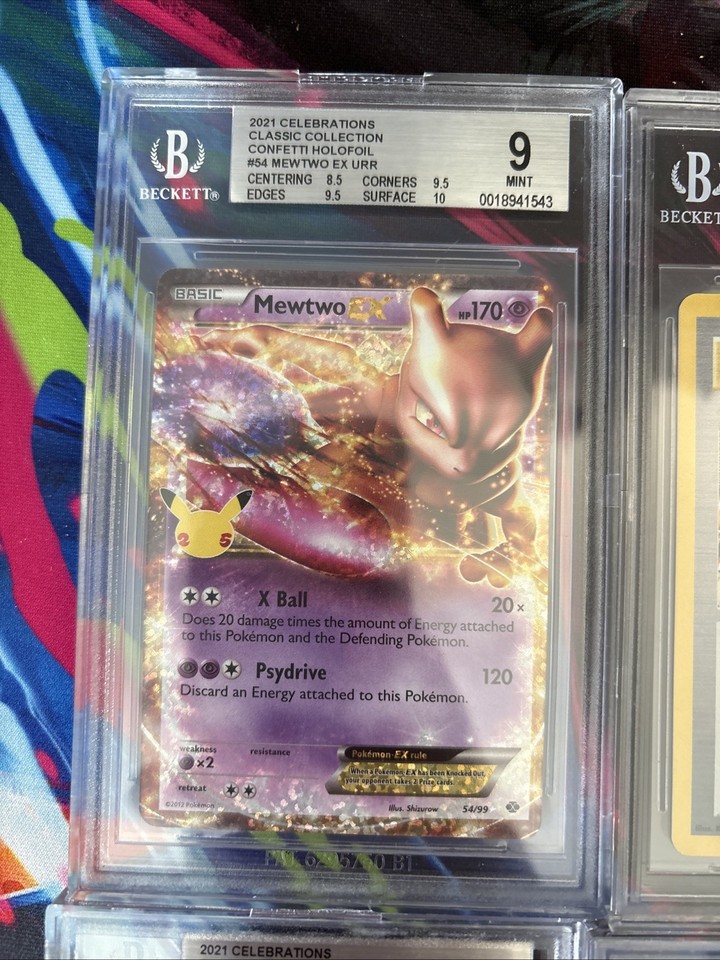 Pokémon 10x Graded Slab Lot All Celebrations 25th Anniversary Beckett ...