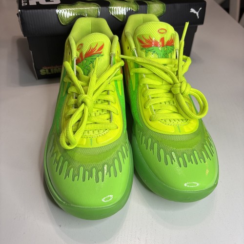 Puma Lamelo Ball MB.02 Nickelodeon Slime 377584-01 Basketball Shoes | eBay