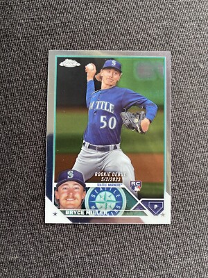 2023 Topps Chrome Update Bryce Miller USC99 Rookie Debut Seattle ...