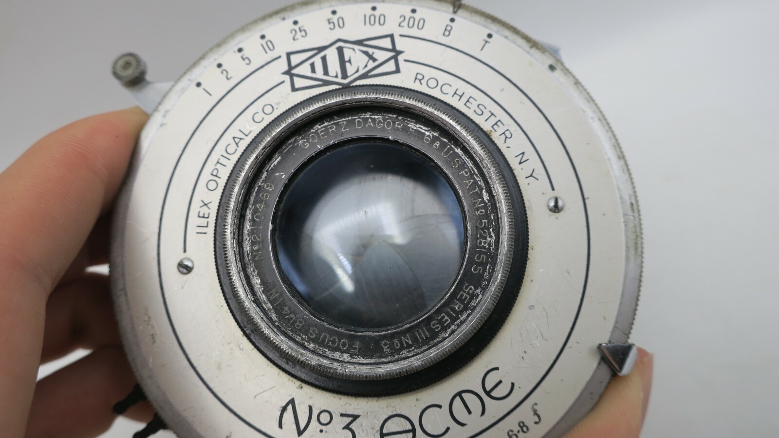 Goerz Dagor Series III No. 3 8 1/4" 8.25" / 210mm F6.8 4x5 Large Format ...