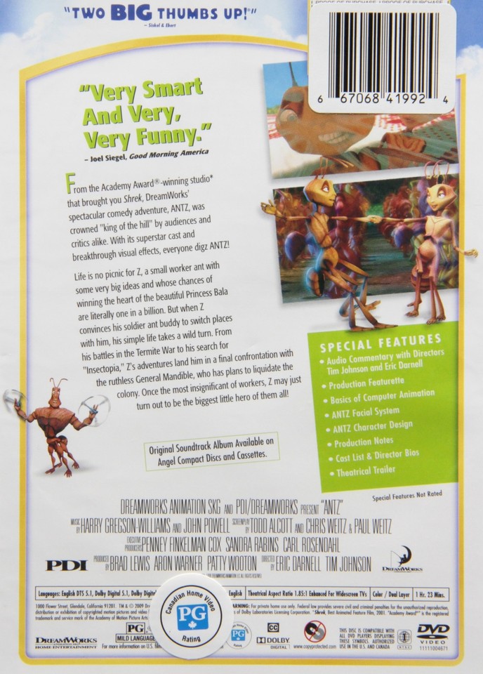 Antz [DVD] | eBay
