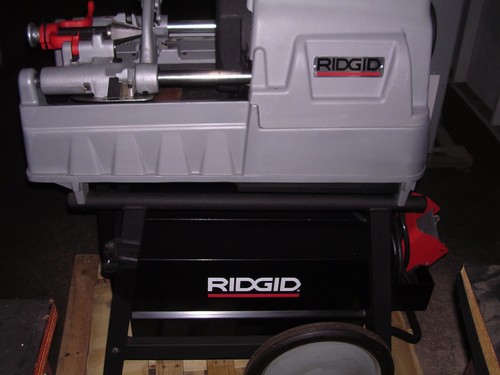 RIDGID 535A Auto Chucking PIPE THREADER 1822 811A DIE HEAD THREAD 4-6 ...