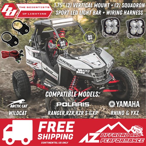 Baja Designs Escadron Sport Vertical Léger Kit Pour Polaris Rs1 | eBay