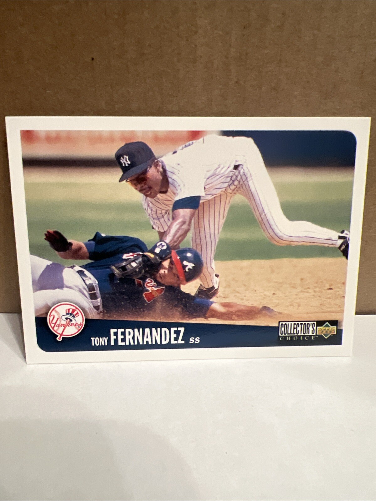 Tony Fernandez 1996 Upper Deck Collector's Choice #232 Gold Signatures ...