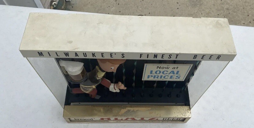 RARE VINTAGE 1960'S BLATZ BEER MOTION SIGN. MID CENTURY, BAR🔥🔥🔥 | eBay