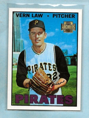 VERN LAW - 2001 Topps Archives - #351 - Pirates - Comb. Shipping - MINT ...