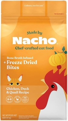 Made by Nacho Dry Cat Kibble 4lb Bag, High Protein 4 Pound (Pack of 1 ...