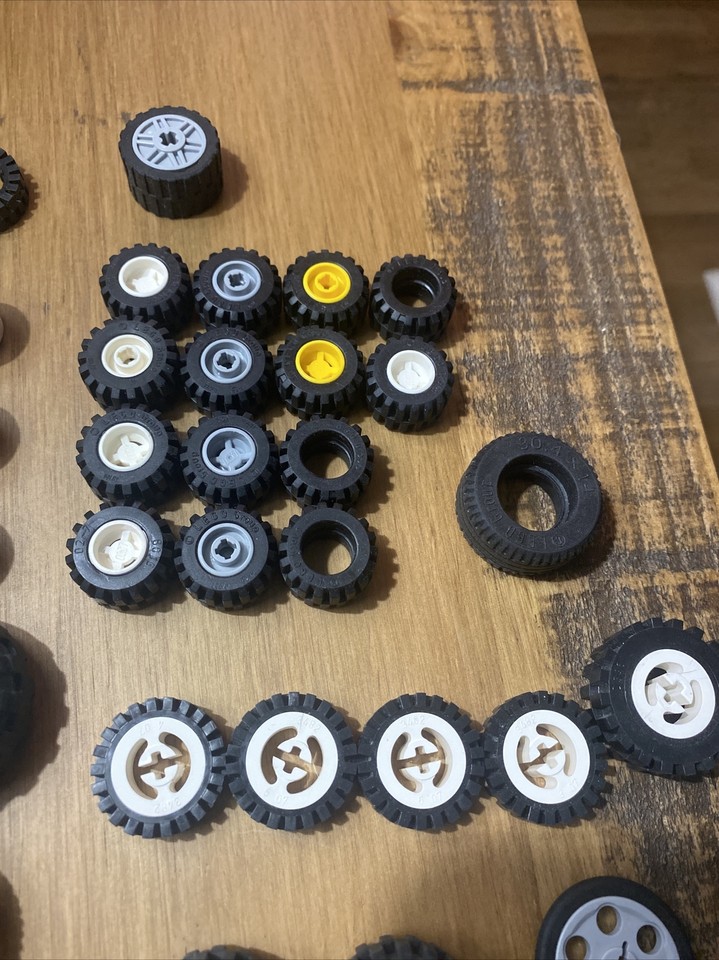 HUGE LOT LEGO TIRES WHEELS VARIOUS SIZES | eBay