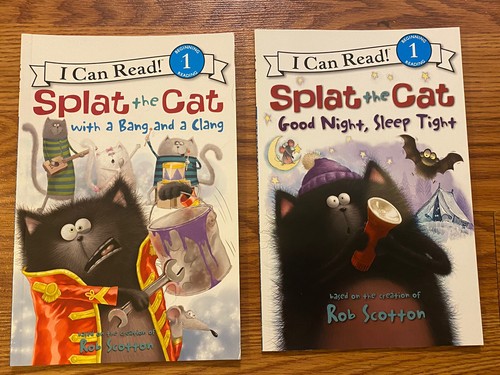 Lot of 2 SPLAT the CAT I CAN READ BOOKS ~ Beginning 1 Reading New ...