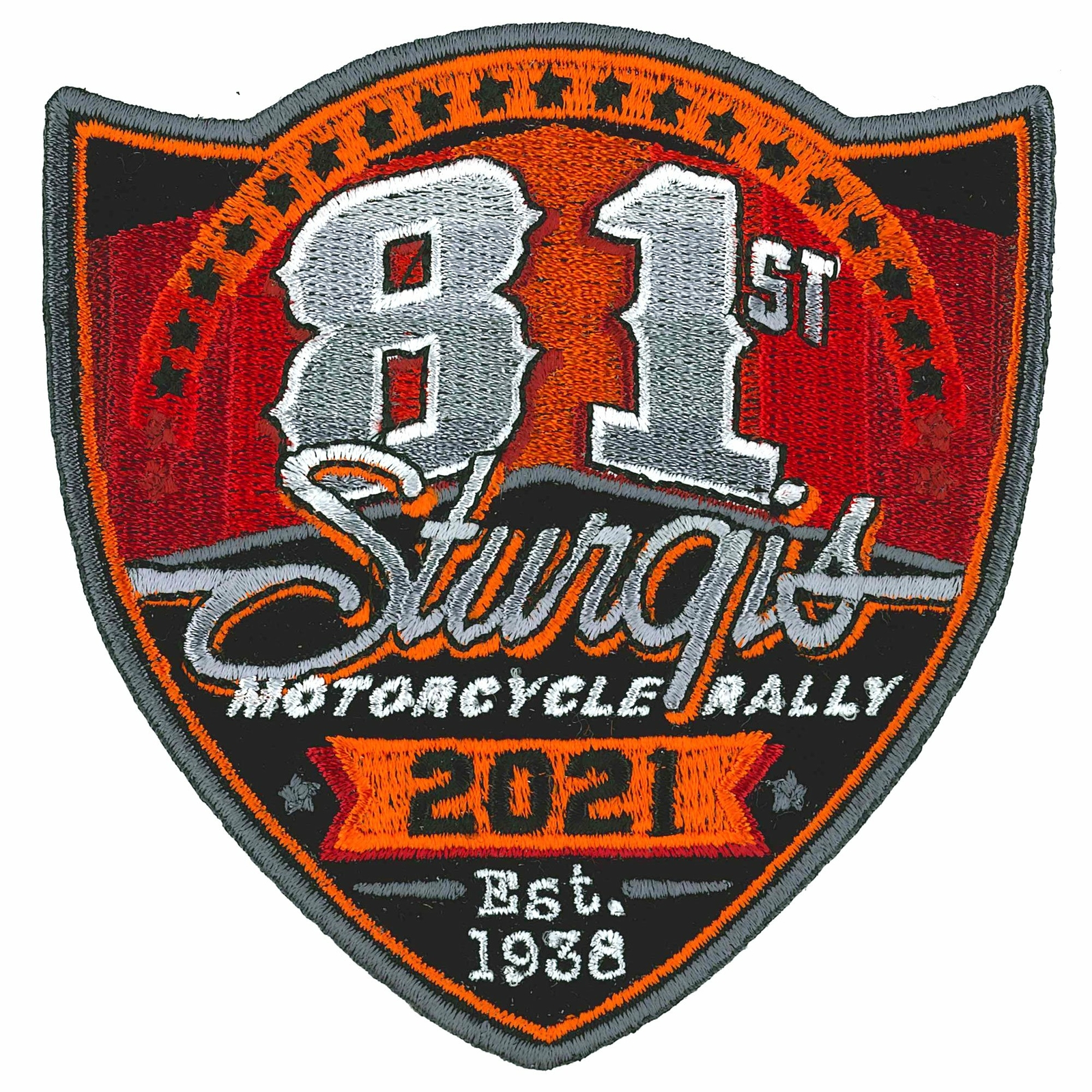 2021 STURGIS MOTORCYCLE RALLY 81ST LOGO Heat Sealed Sew On Patch - 3.75 ...