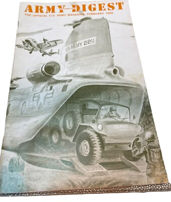 Army Digest - The Official U.S. Army Magazine - February 1966 | eBay