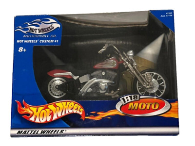Hotwheels 1-18 Moto 47365 Red Motorcycle Co Mattel Wheels | eBay