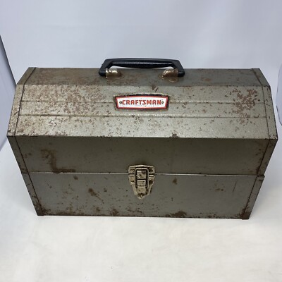 Vintage CRAFTSMAN Cantilever Toolbox 65351 Crown Logo, Hip/Tombstone | eBay