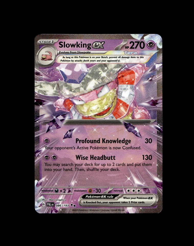 Slowpoke Slowbro Slowking Pokemon Card! Holo/Reverse Holo EX V Full Art ...