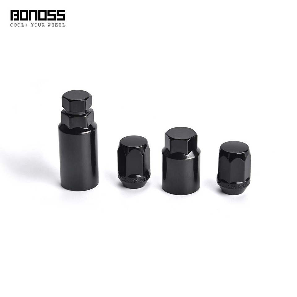20+4Pc 12x1.5 Alloy Black Lock Wheel Lug Nuts for Ford Ranger Bronco ...