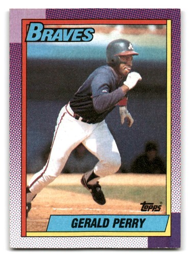 Gerald Perry 1990 Topps #792 Atlanta Braves BASEBALL | eBay