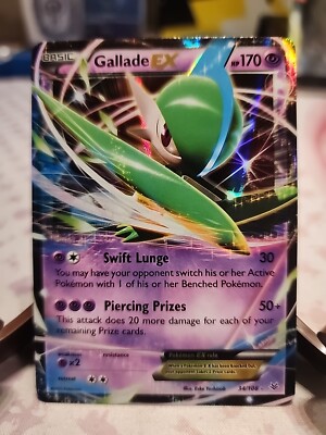 Gallade EX - 34/108 XY Roaring Skies - Ultra Rare Pokemon Card LP ...