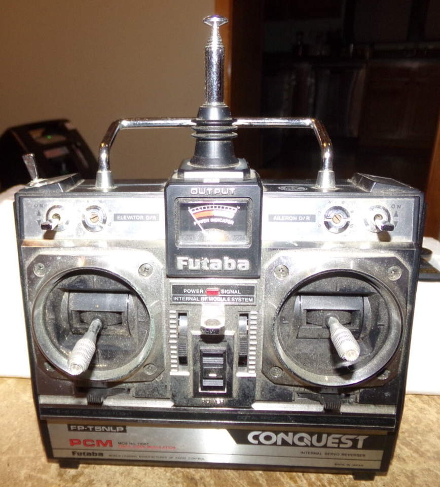 vintage futaba conquest PCM FP-T5NLP RC radio control system untested ...