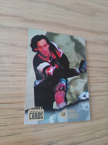 GREGORY WIMBEE PANINI G20 OFFICIAL FOOTBALL CARDS 1997 GARDIEN DE BUT ...