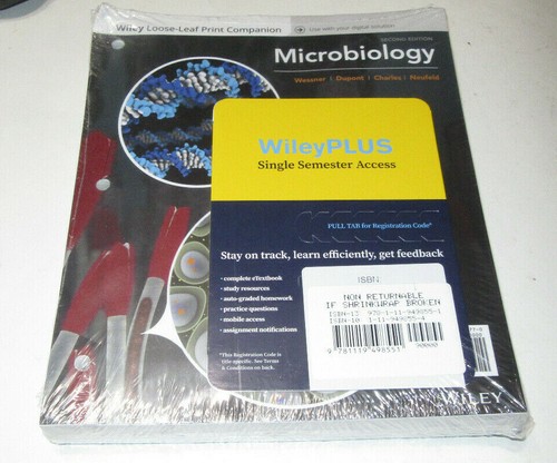 Microbiology, 2nd Edition WileyPLUS Next Gen Card w/Loose-Leaf Print NEW Sealed 9781119498551| eBay
