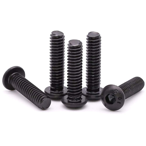 M6-1.0 X 12Mm Button Head Socket Head Cap Screws, Grade 10.9 Alloy ...