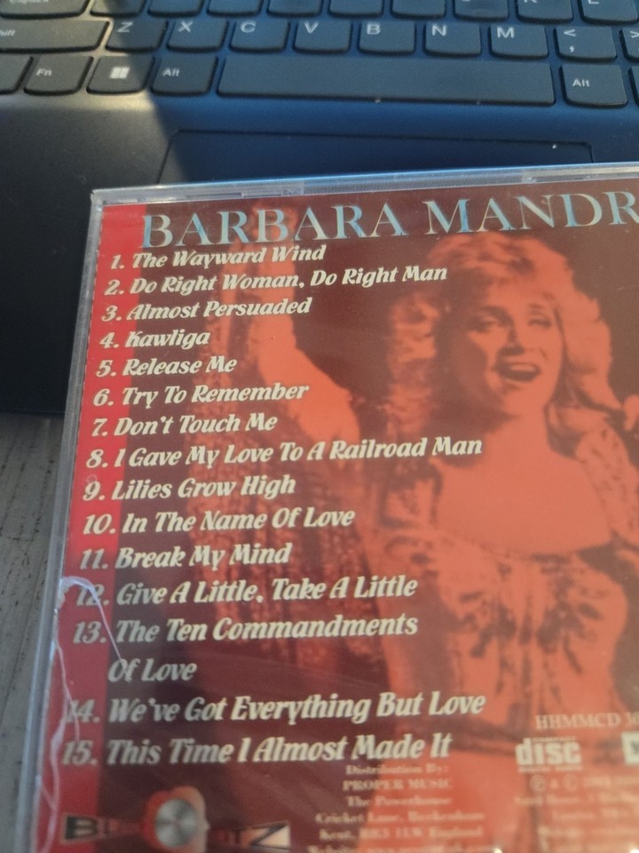 CD 172 Barbara Mandrell The Ten Commandments of Love Sealed CD 15 Songs ...