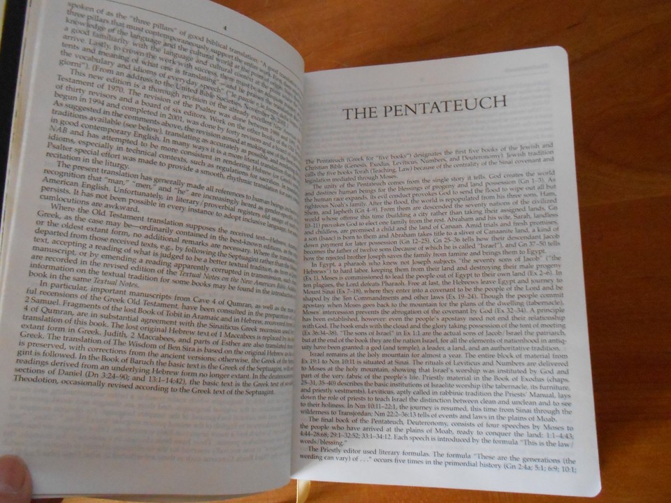 THE NEW AMERICAN BIBLE Revised EdItion St. Benedict Press 2011 Serenity ...