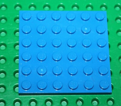 Lego Blue Plate 6x6 ref 3958/set 3683-6977-720-3311-6079-6441-4856-4402 ...