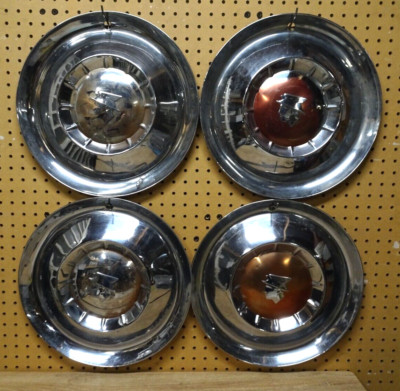 4 - 1954 1955 1956 Mercury Hubcap Montclair Monterey 15" Wheel Cover ...