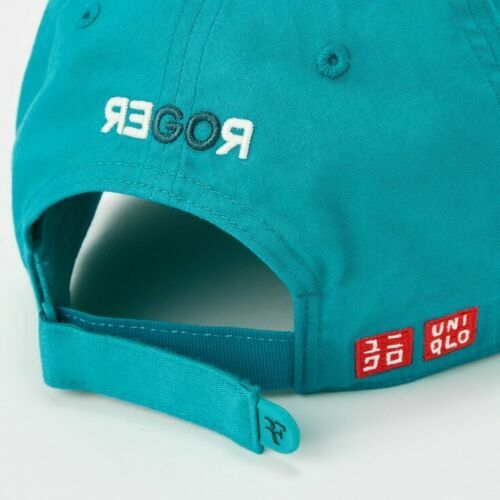 NEW 2020 Roger Federer RF UNIQLO Hat Cap Limited Ed Tennis 64 Blue IN ...