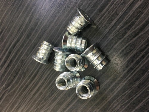 16 of Screw-In Threaded Sleeves ~ M6 ~ Dia ~ 7.5 ~ 16mm long ~ 6mm Hex ...