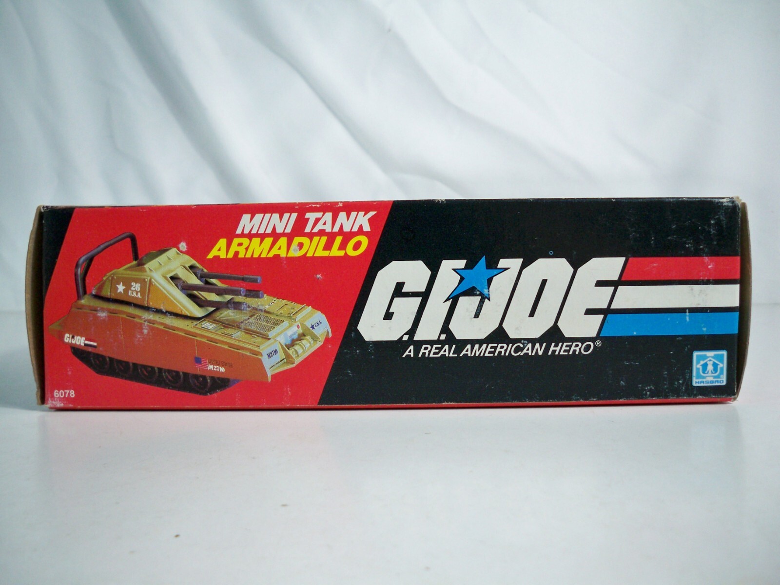 K23 ARMADILLO MINI TANK W/ BOX & DECALS 1985 GI JOE 100% COMPLETE ...