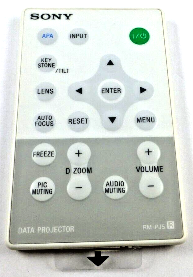 RM-PJ5 NEW SONY OEM LCD PROJECTOR REMOTE CONTROL PN: 147988314 | eBay