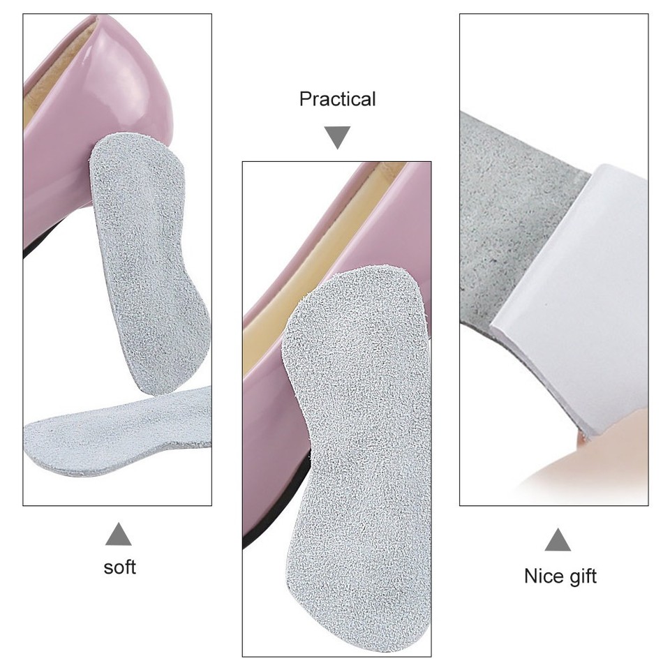 4 Pairs Anti Slip Heel Liners Shoe Filler Grips Cups Cushions for Shoes ...