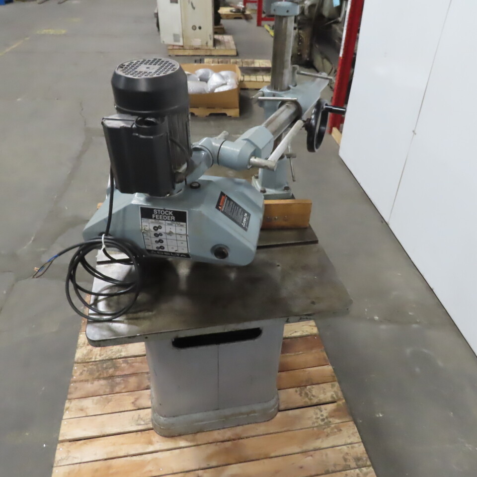 Rockwell Delta Wood Shaper 220V 2Hp 1Ph W/Multi-Speed Power Feeder 230V ...