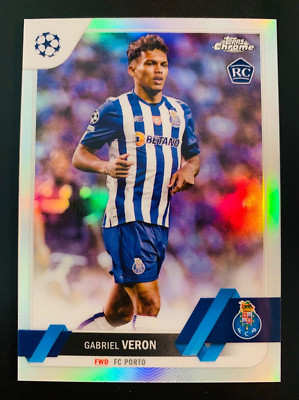 2022-23 Topps Chrome UEFA UCC #76 Gabriel Veron Porto refractor rookie ...
