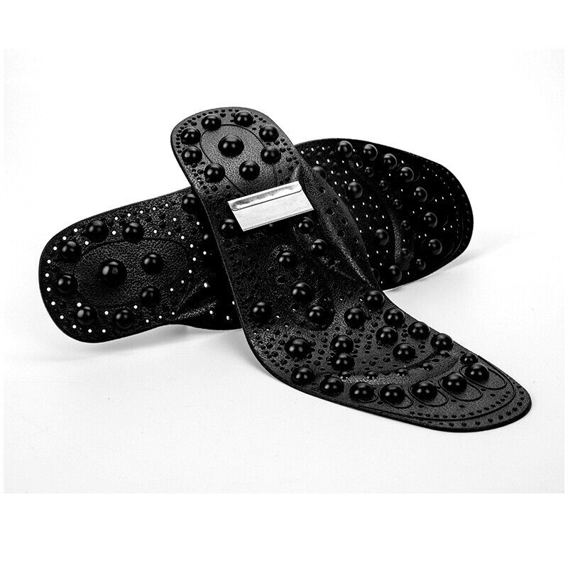 Insoles Acupressure Magnetic Foot Massage Therapy Reflexology Care Shoe